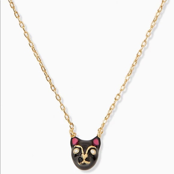 kate spade | Jewelry | 78 Kate Spade House Cat Black Cat Pendant ...